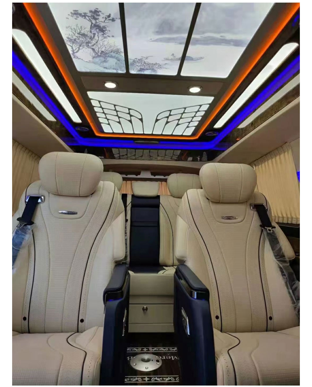 v220d w447 modified interior - 山东明澳汽车科技有限公司（改装网）